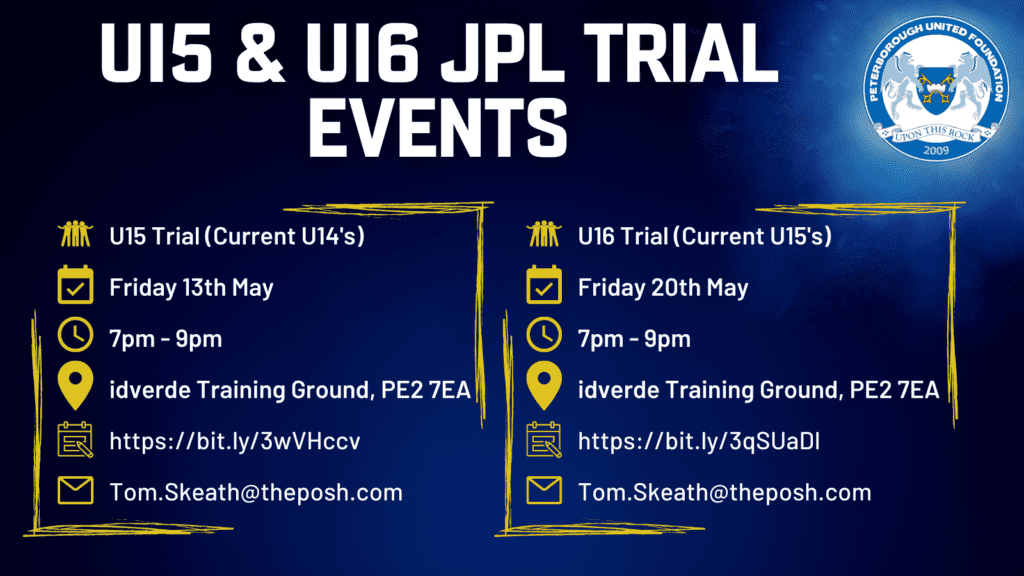 Season Review - Posh U15 JPL - The Posh Foundation