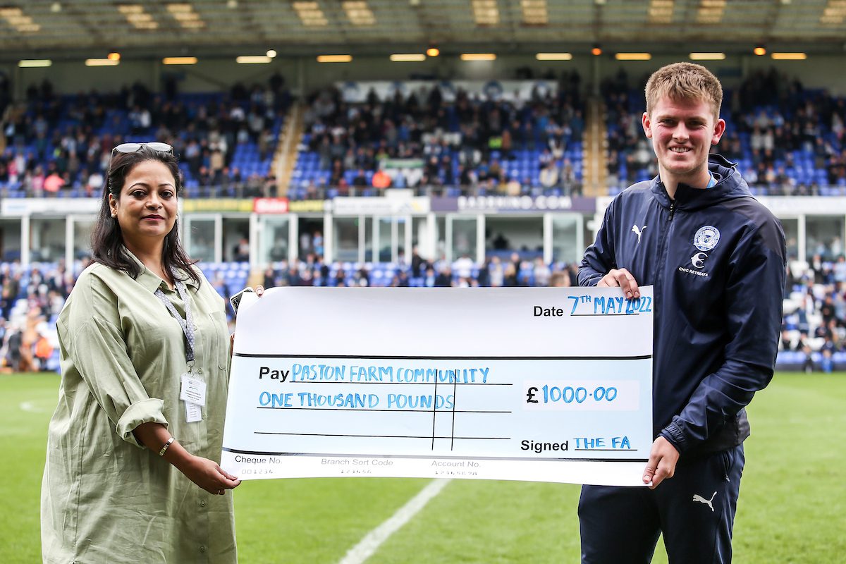 Peterborough United Foundation Make Donation to Paston Farm Community ...